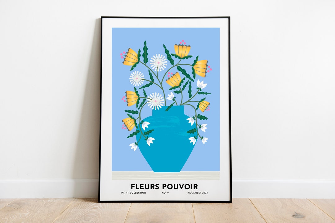 Flower Power Digital Download PRINTS Fleurs Pouvoir 9 - Etsy