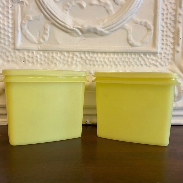 Yellow Tupperware - Etsy