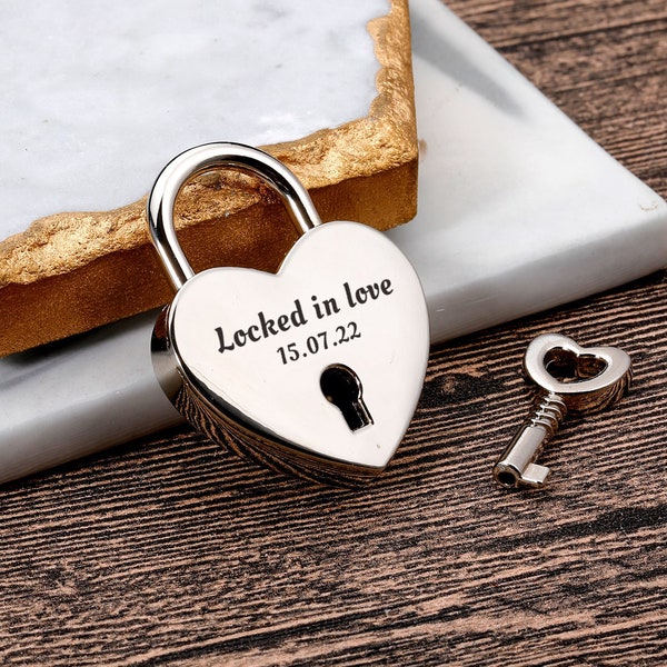 Heart Shaped Lock - Etsy