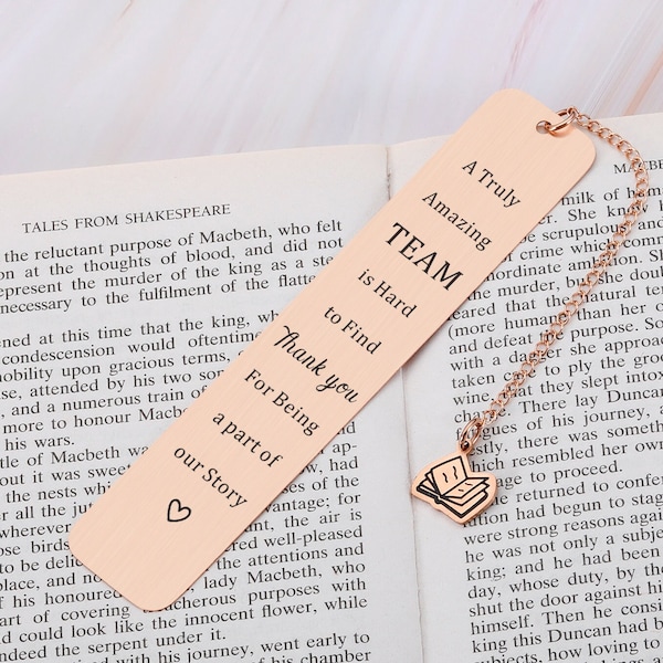 Thank You Bookmark - Etsy