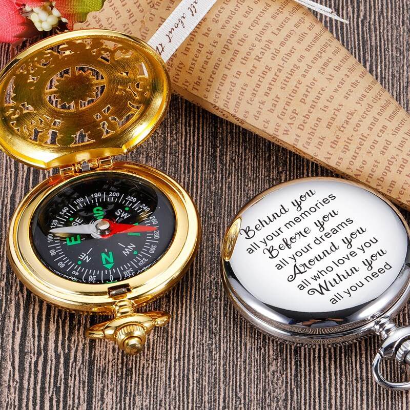 Engraved Compass - Etsy