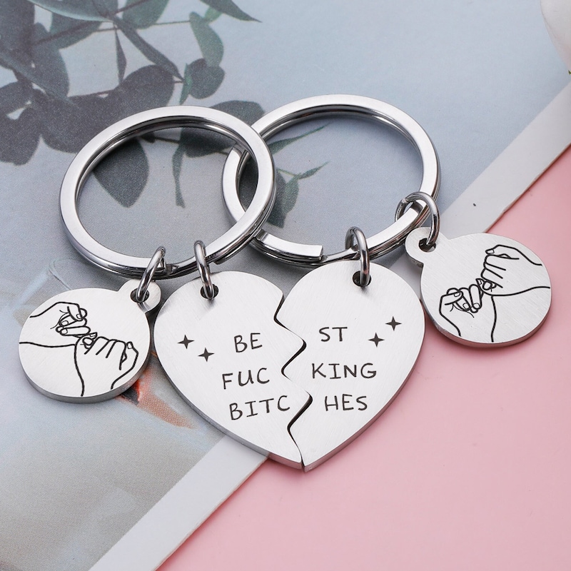 Best Friend Keychain - Etsy