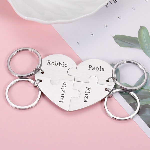 Puzzle Keychain - Etsy