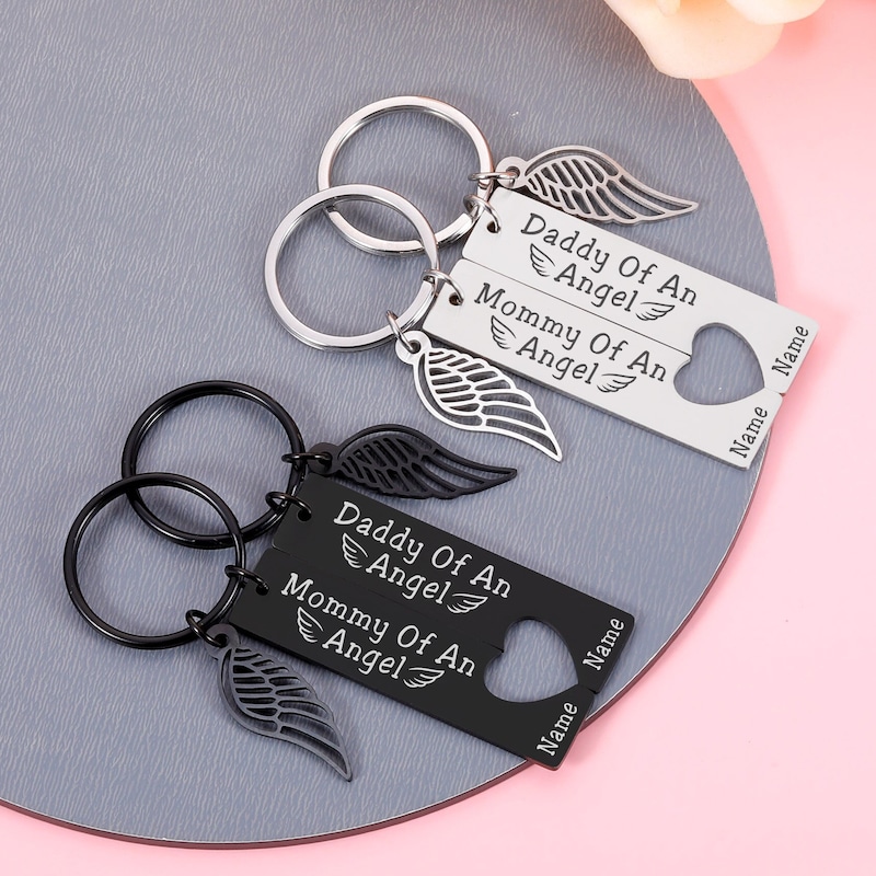 Metal Angel Keyrings - Etsy