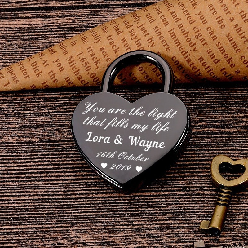Heart Lock - Etsy