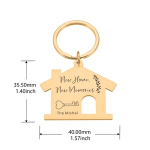 New Home Keychain, Personalized Keychain, Couples Keychain, New Home ...