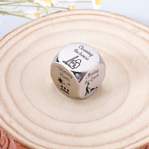 Custom Dice With Your Choice, Personalized Chore Dice, Gift for ...