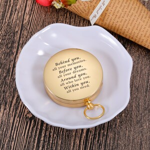 Personalized Engraved Compass, Graduation Gifts, Motivational Gifts ...