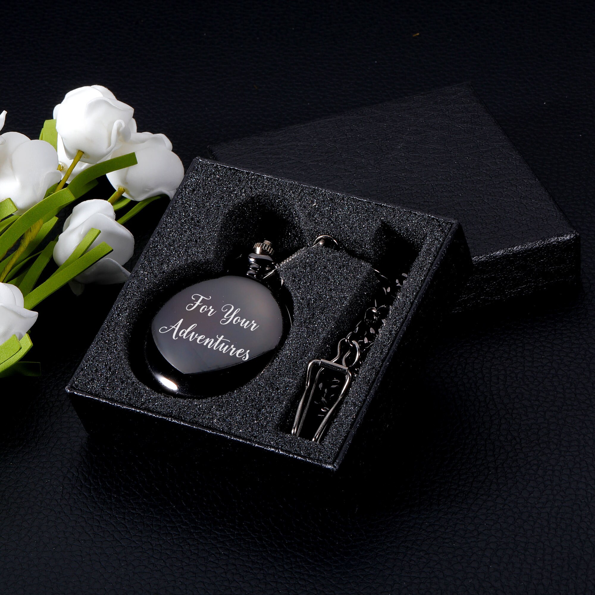 Vintage Style Pocket Watch, Engraved Pocket Watch, Customized Pocket ...