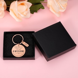 Personalized Inspirational Keychain,proud of You Gift,you Are Awesome ...