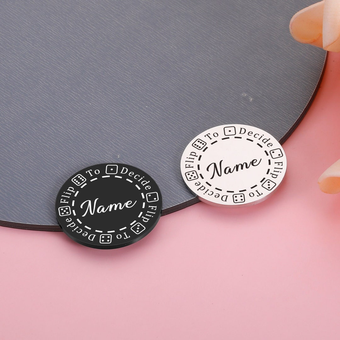 Personalised Decision Flip Coin Valentines Gifts for Him Flip to Decide ...