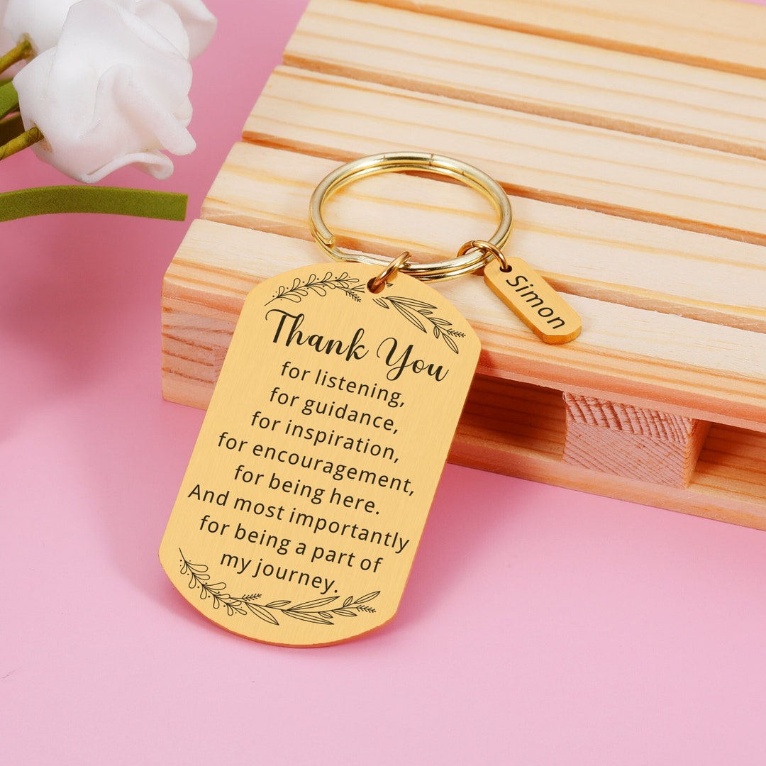 Keychain for Leaders, Inspiration Keychain, Personlized Gift for Boss ...