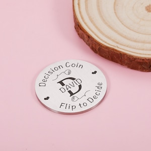 Decision Coin-custom Engraved Coin-couple Flip Coin-gifts for Her/him ...