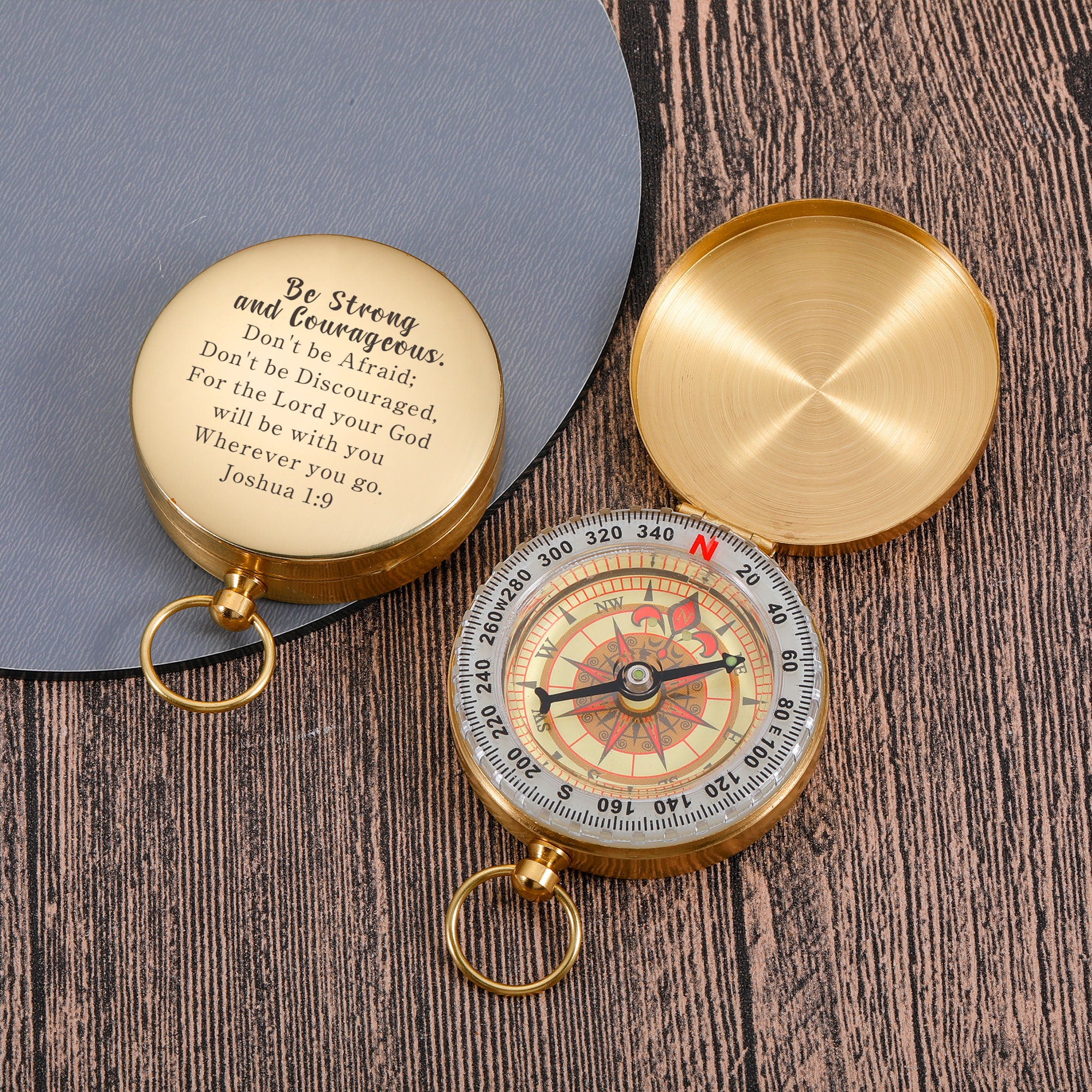 Compass, Engraved Compass, Baptism Gift, Baptism Compass, First ...