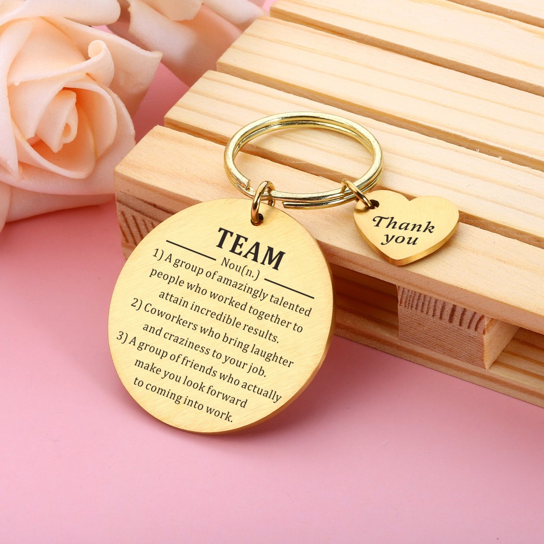 Team Definition, Team Keychain Gifts, Coworker Gift Team Definition ...