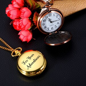 Vintage Style Pocket Watch, Engraved Pocket Watch, Customized Pocket ...