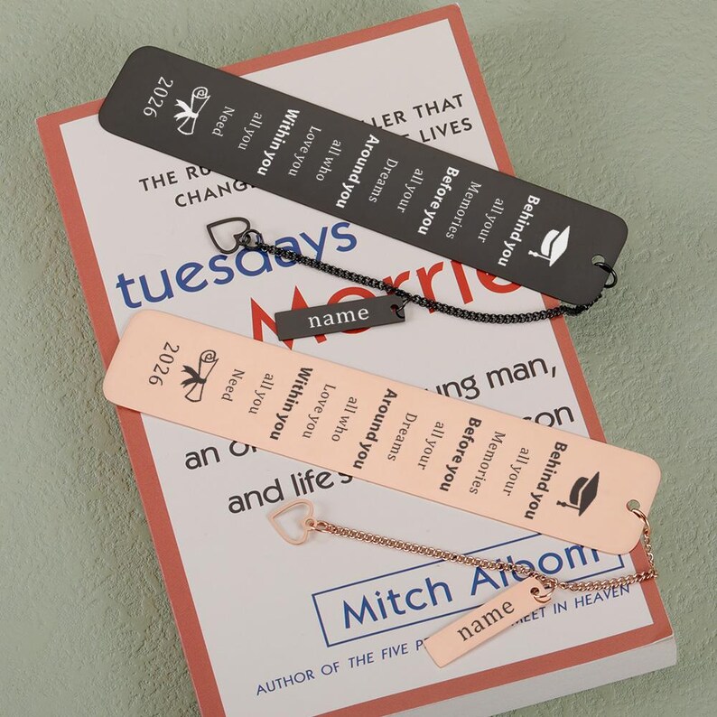 Custom 2026 Graduation Gifts Bookmark, College Graduation Gift for Her ...