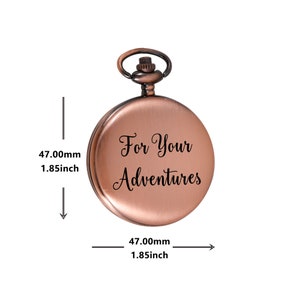 Vintage Style Pocket Watch, Engraved Pocket Watch, Customized Pocket ...