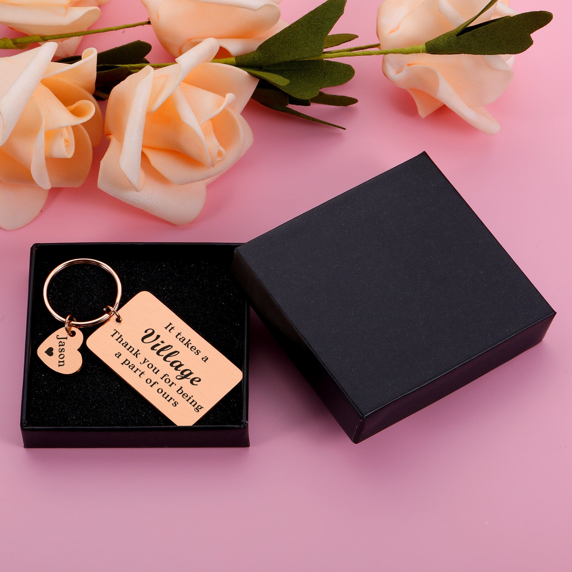 Teacher Thank You Gift, It Takes a Village, Personalised Thank You Gift ...