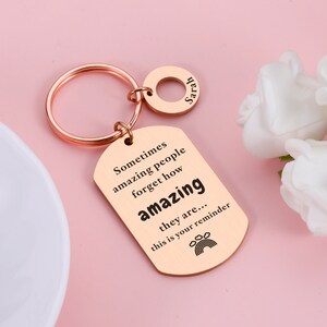 Little Reminders Keychain, Mental Health Gift, Amazing People ...