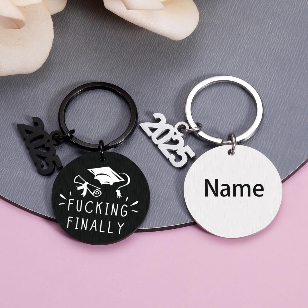 Class of 2025 Graduation Gifts for Him Her Inspirational Keychains ...