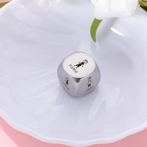 Custom Your Engraved Family Dice, Christmas Gift Idea, Father's Day ...