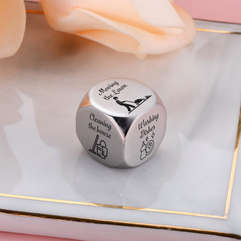 Custom Dice With Your Choice, Personalized Chore Dice, Gift for ...