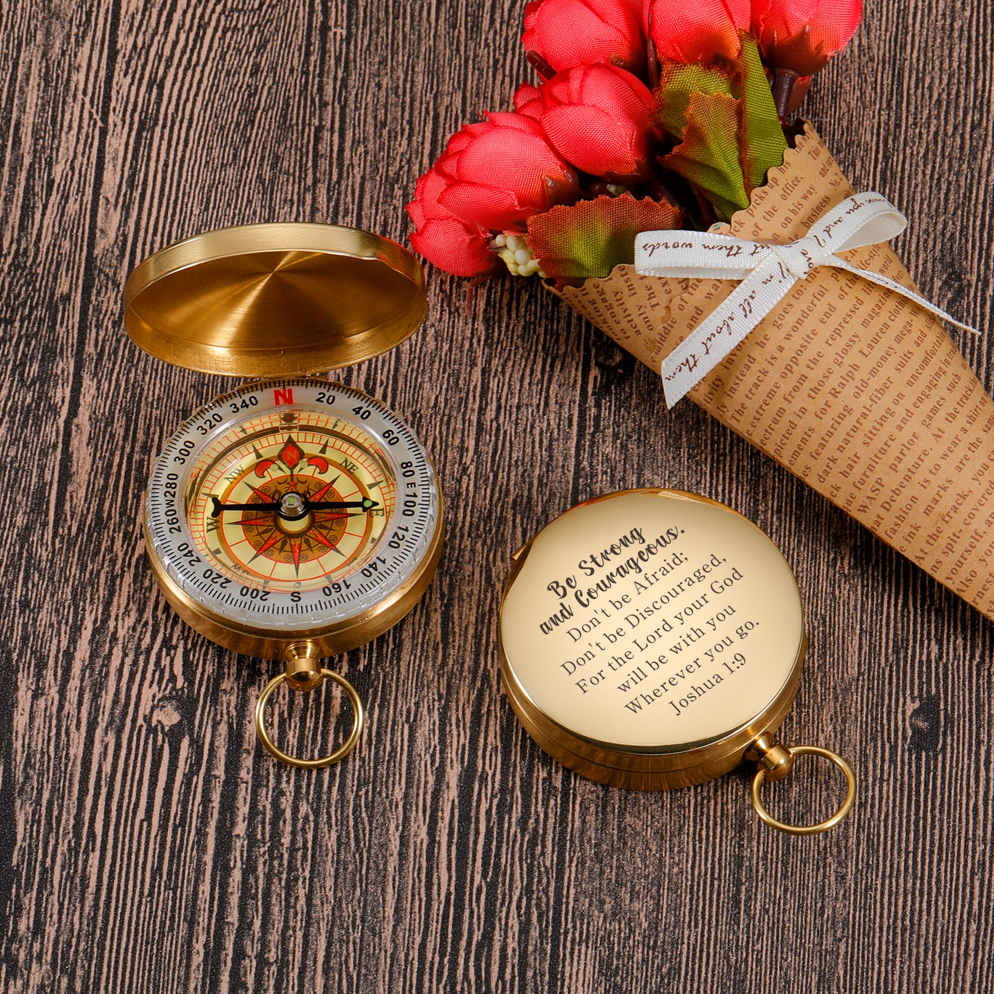 Compass, Engraved Compass, Baptism Gift, Baptism Compass, First ...