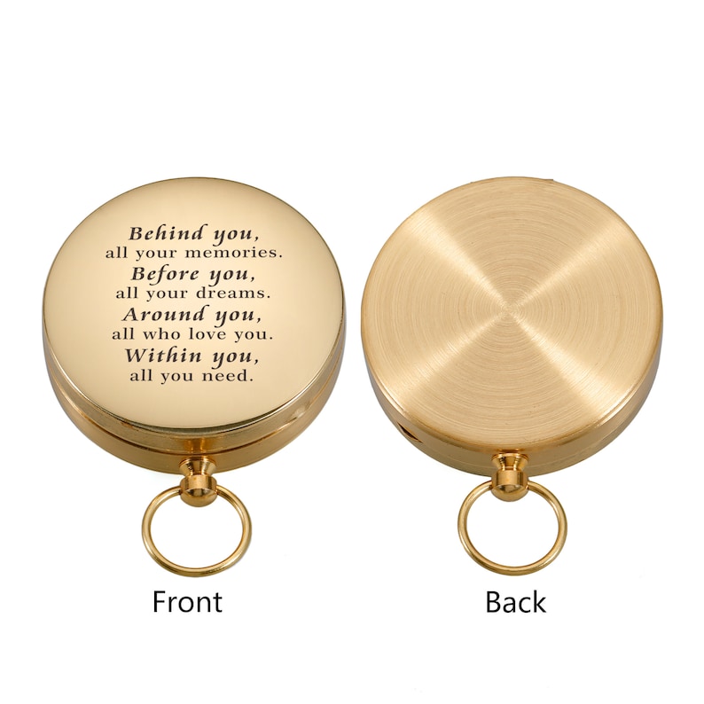 Personalized Engraved Compass, Graduation Gifts, Motivational Gifts ...