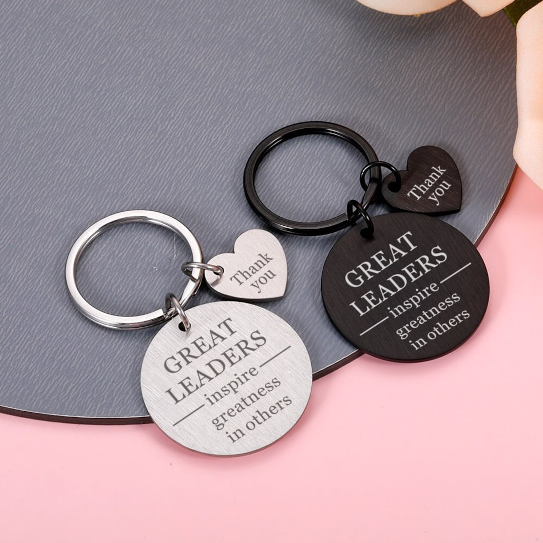Boss Leader Keychain Gifts Thank You Gifts for Boss, Boss Day Gifts for ...