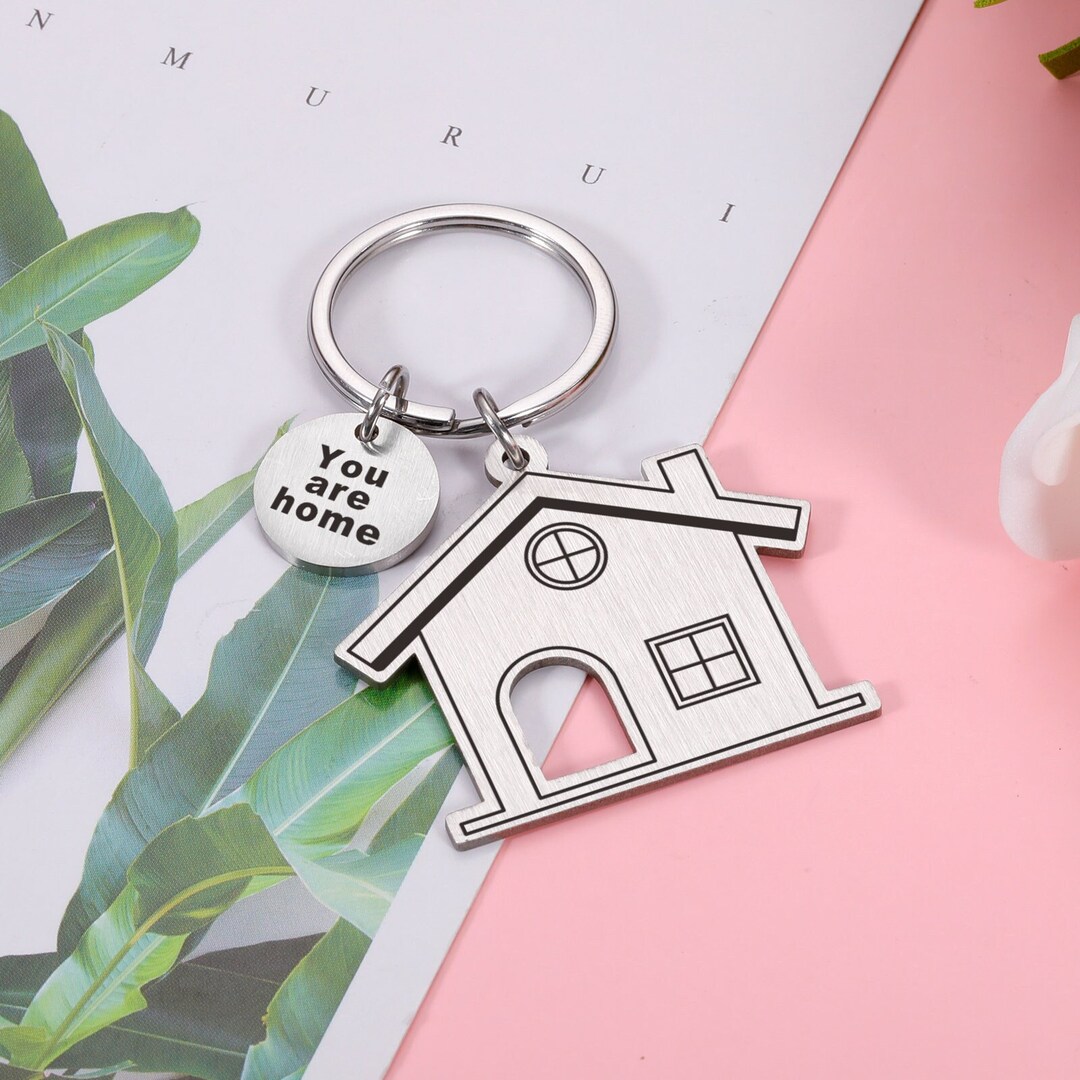 You Are Home Keychain, Custom Home Keychain, Our First Home ...