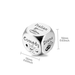 Personalized Date Night Dice - 2 Set of Dice - 10th Anniversary Gift ...