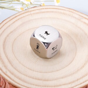 Custom Your Engraved Family Dice, Christmas Gift Idea, Father's Day ...