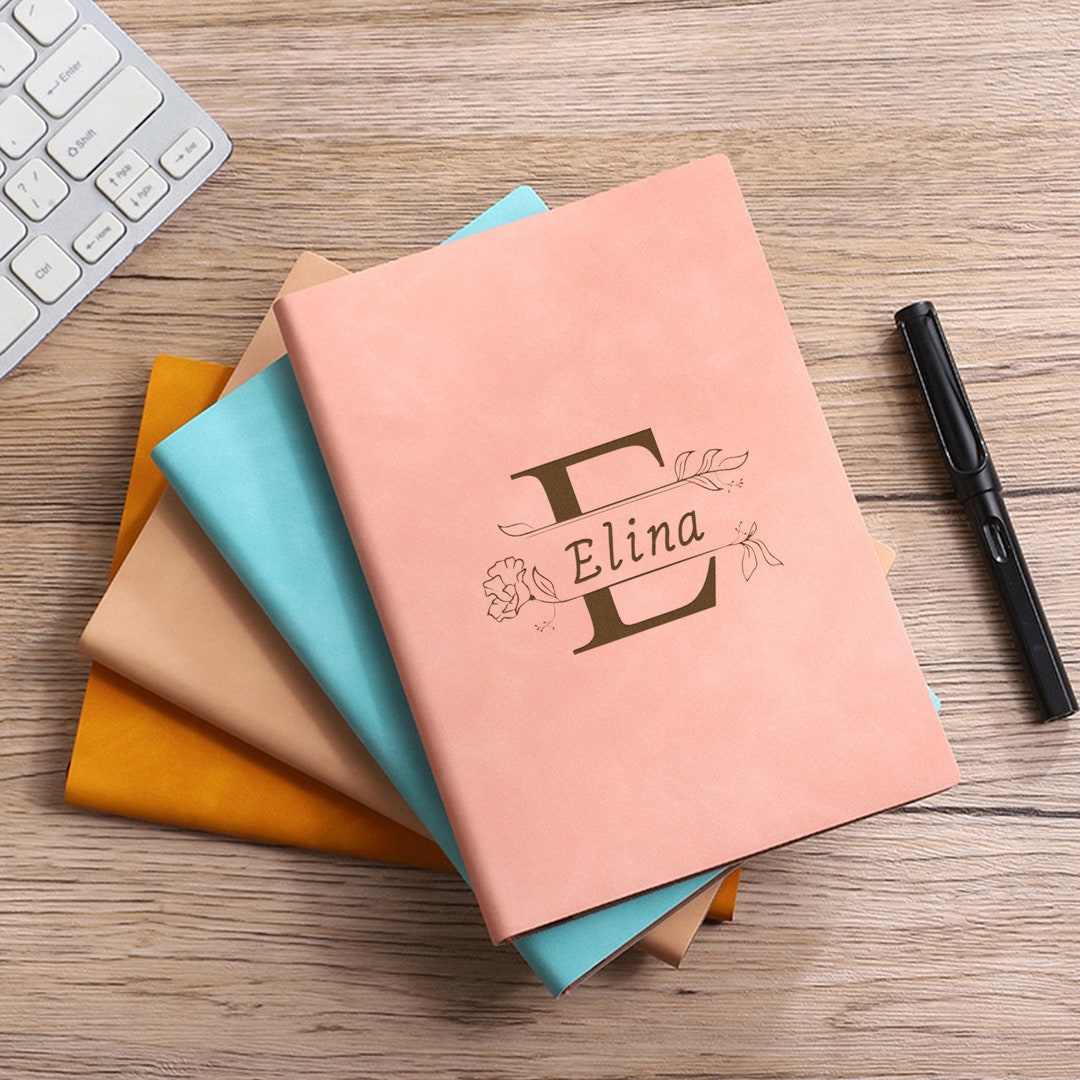 Birth Flower Personalized Journal, Birth Flower Journal, Birth Month ...