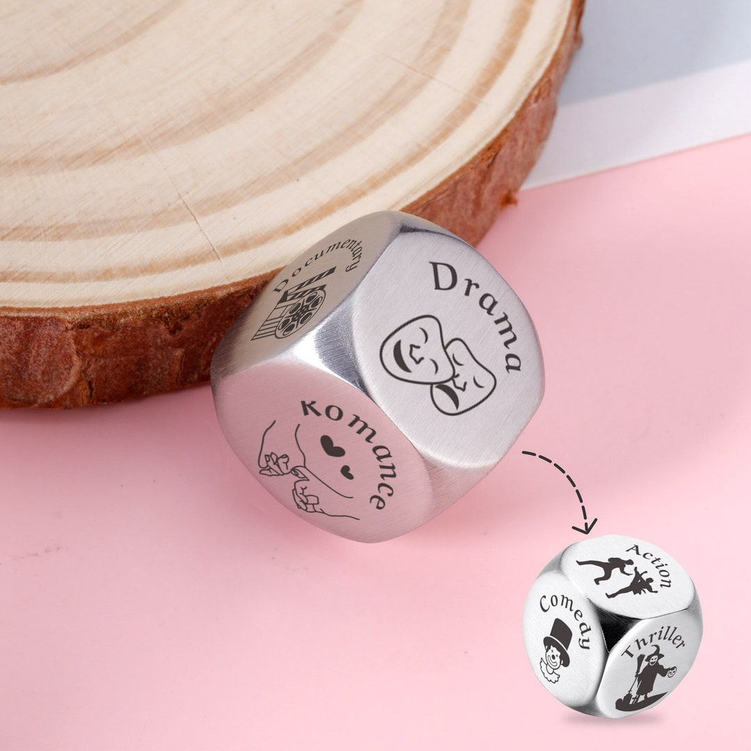 Personalized Date Night Dice - Moive Dice - Custom Anniversary Gift ...