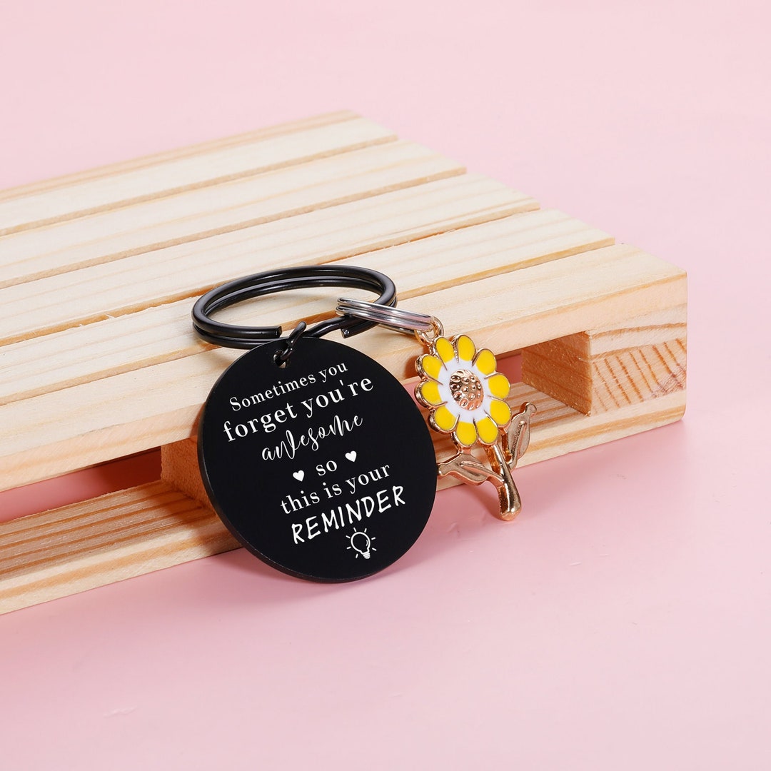 Inspirational Gifts for Men Motivational Quotes Keychain, Sometimes You ...