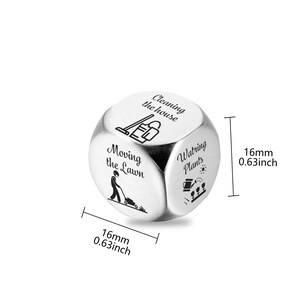 Custom Dice With Your Choice, Personalized Chore Dice, Gift for ...