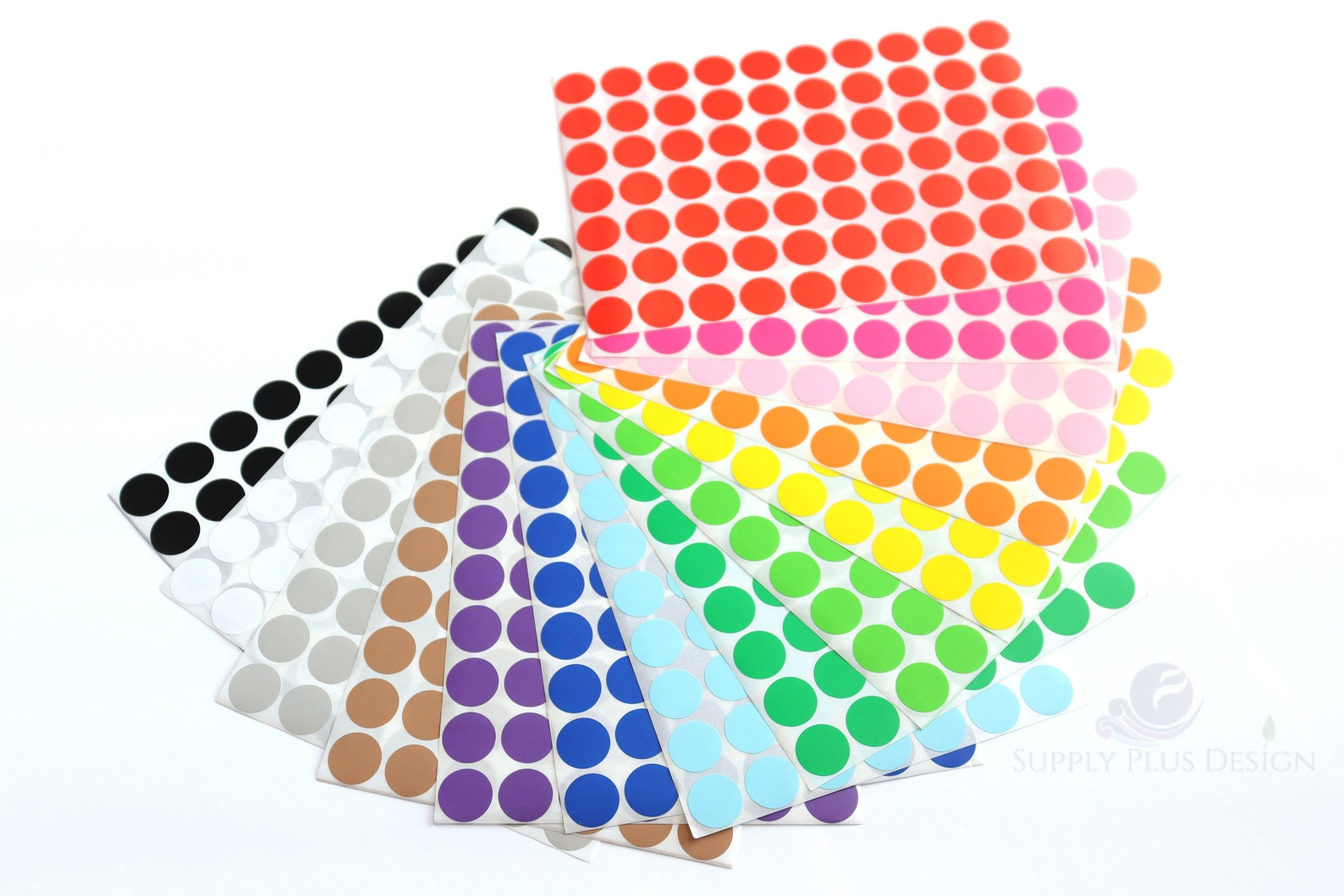 ÉTIQUETTES DE CODAGE COULEUR de 075 Autocollants à points | Etsy