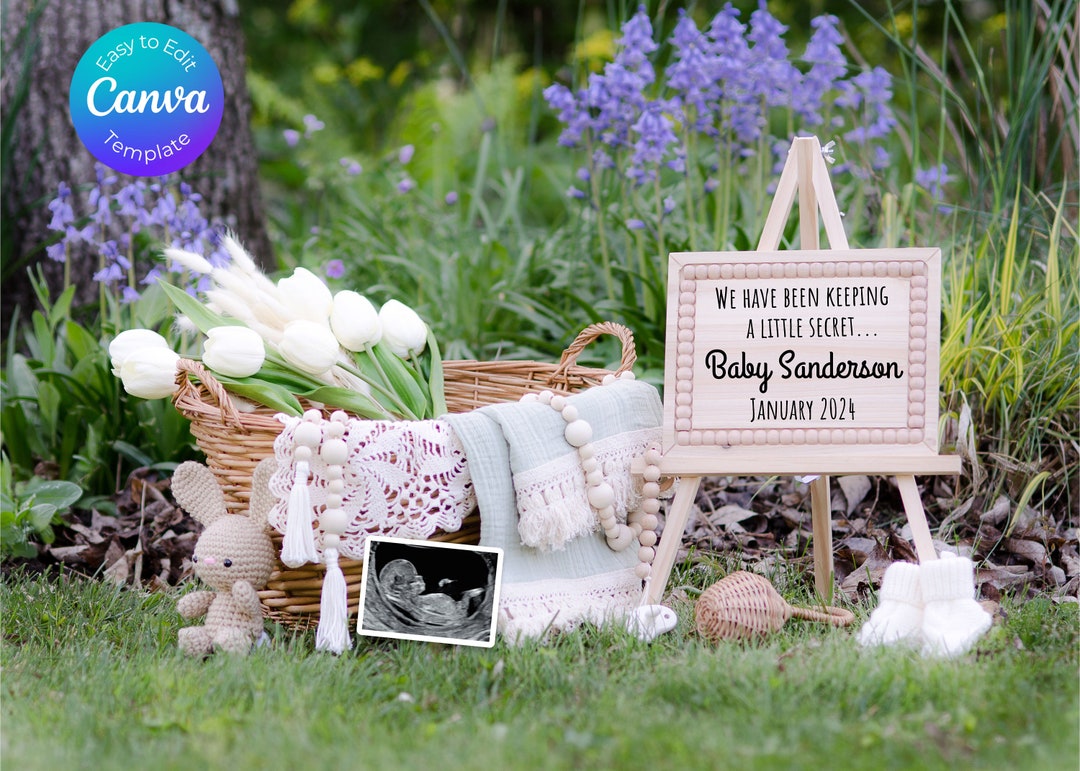 Summer Baby Reveal, Outdoor Pregnancy Announcement, Keeping A Little ...