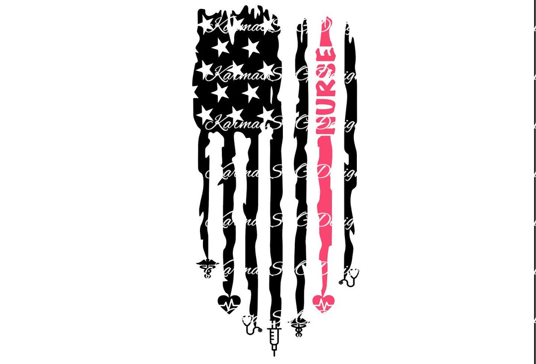 Nurse Flag SVG, PNG, JPEG, Dxf - Etsy
