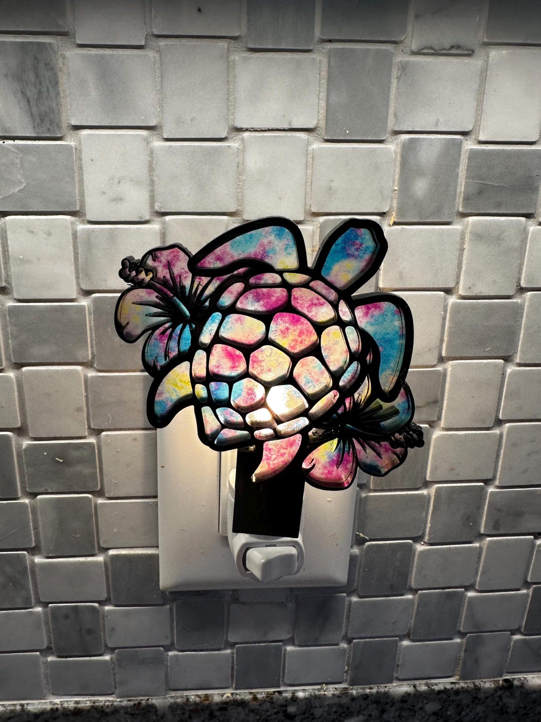 Turtle Night Light Laser Digital File SVG - Etsy