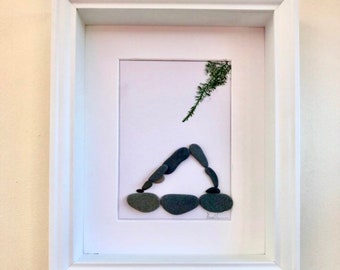 Yoga Pose Pebble Art - Etsy