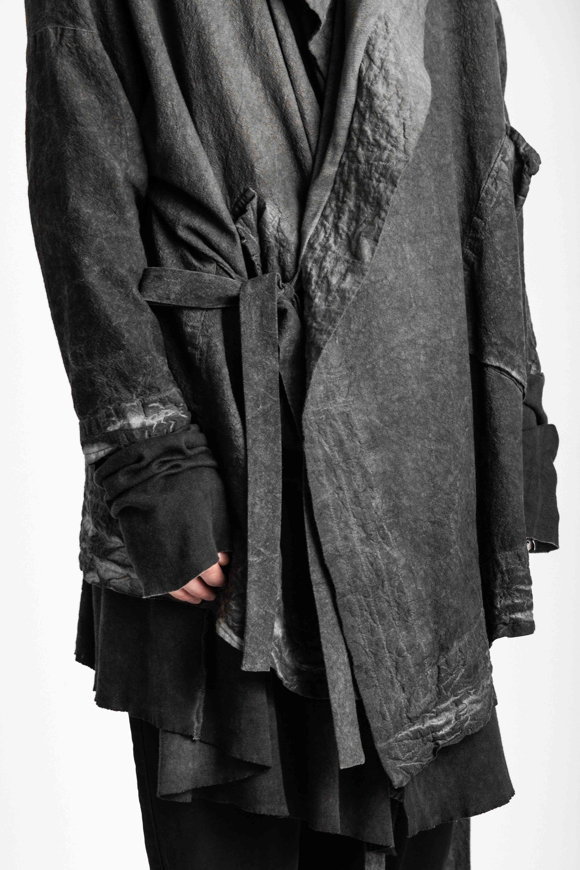 Avant-garde Tiered Hooded Cloak With Ties, Androgynous, Post ...