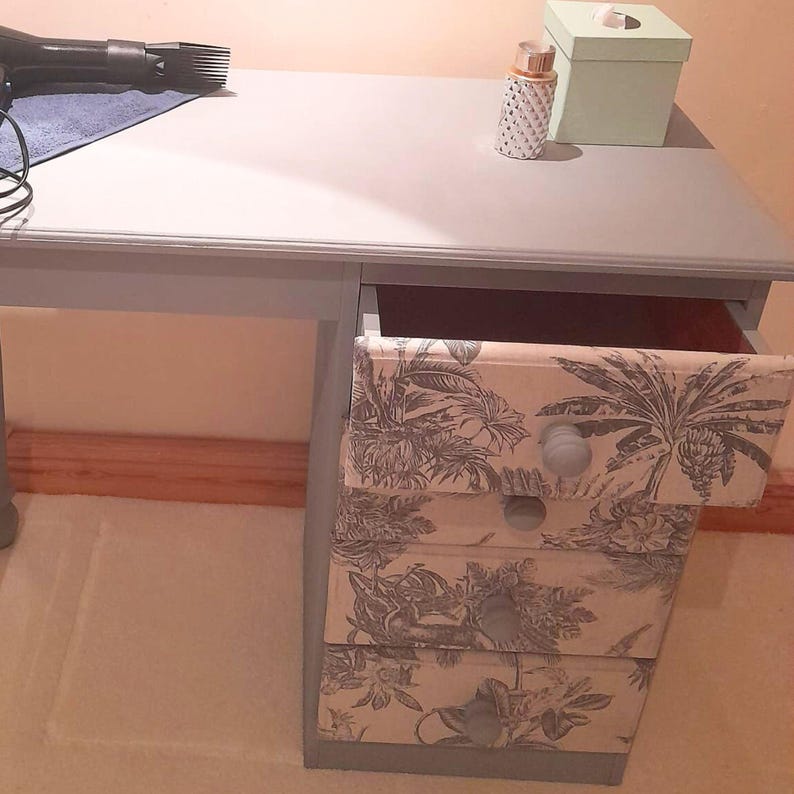 Upcycled Hand Painted Desk, Wood Dressing Table or Stylish Computer ...