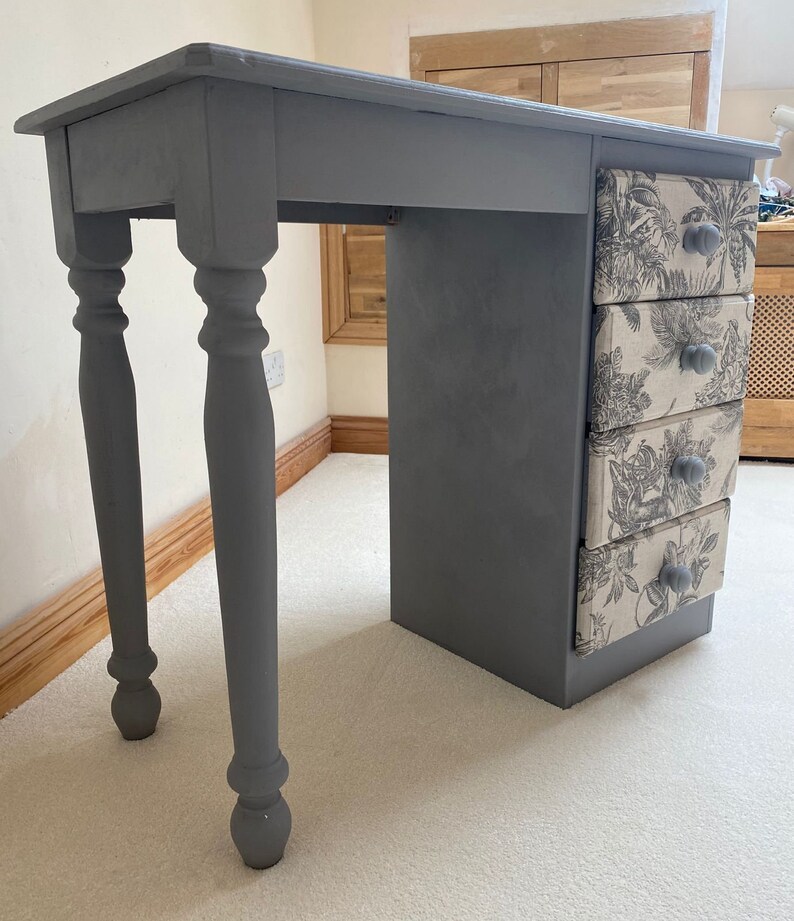 Upcycled Hand Painted Desk, Wood Dressing Table or Stylish Computer ...