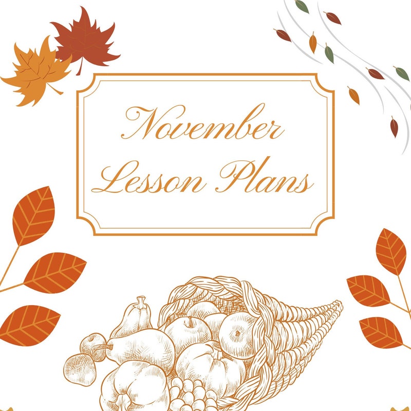 Fall Lesson Plan Preschool - Etsy