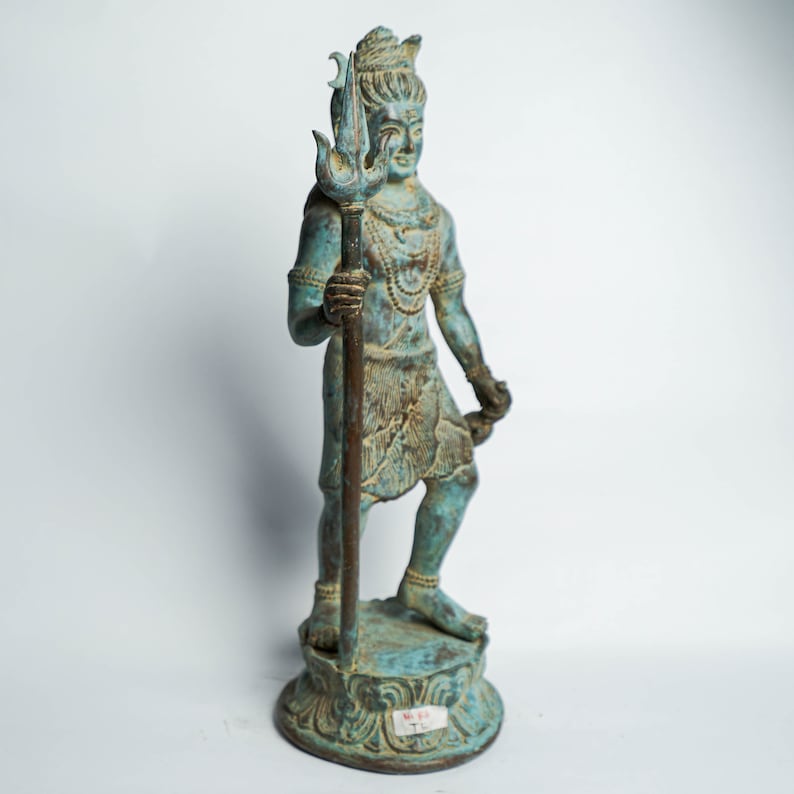 Siwa Statue 14 Inch / 35 Cm Shiva Statue Hindu God Bronze | Etsy