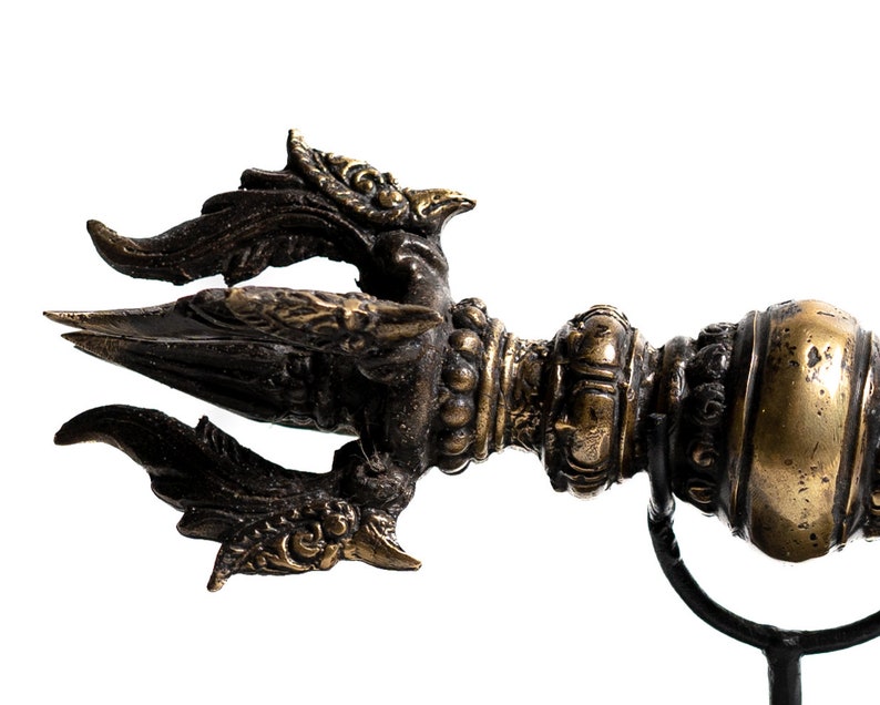 Bronze Vajra Dorje Thunderbolt, Spiritual Home Decor (7 Inch) - Etsy