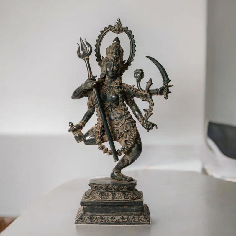 Kali Bronze Altar Statue - Etsy