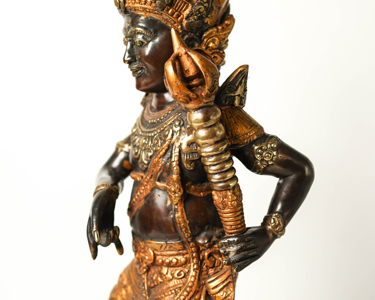 Lord Brahma Hindu 22 Inch / 56 Cm, Face Lord, Brahma Figurine, Brahma ...